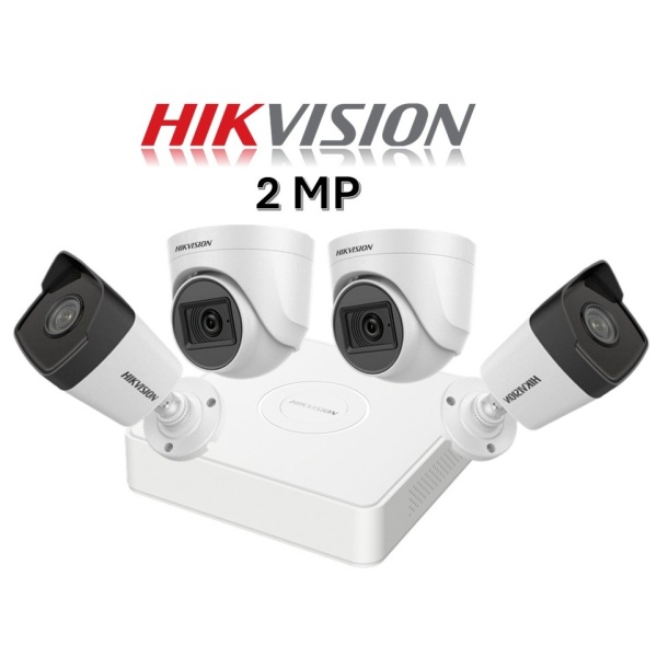 Combo 4 Cámaras de Seguridad Hikvision 2 Megapixeles - Systech ...